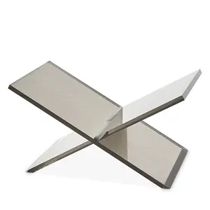 TIZO Design Lucite Book Stand Silver
