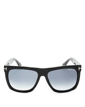 TOM FORD Tom Ford Morgan Square Sunglasses Black/blue Gradient