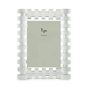 TIZO Clear Rings Crystal Glass 4 X 6 Picture Frame - No Color
