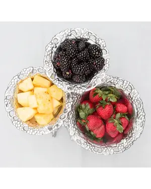 VAGABOND HOUSE Grape 3-tiered Bowl