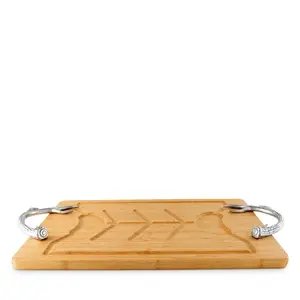 VAGABOND HOUSE Metal Antler Handle Carving Board