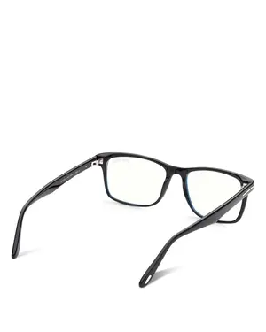 TOM FORD Square Blue Light Glasses 55mm - Black