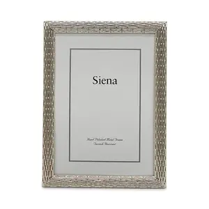 SIENA Weave 5 X 7 Picture Frame - Silver