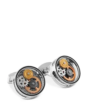 Tateossian Gear Cufflinks - Silver