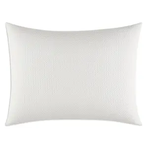 Vera Wang Waffle Pique Comforter Set, Queen - White