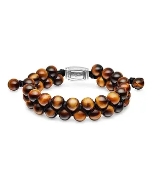 David Yurman Spiritual Beads Bracelet - Orange/silver