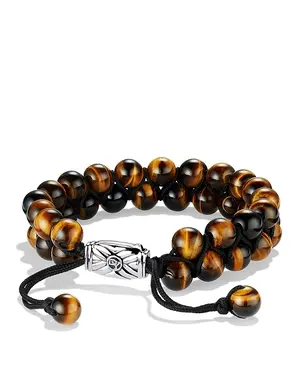 David Yurman David Yurman Spiritual Beads Bracelet Silver/orange