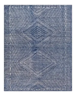 SURYA Livorno Lvn-2304 Area Rug, 2' X 3 - Denim/white/taupe
