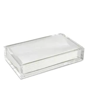 TIZO Lucite Guest Towel Tray - Clear