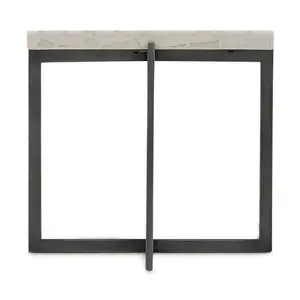 BERNHARDT Stillwater Small Outdoor Cocktail Table - Terrazzo/flint Gray