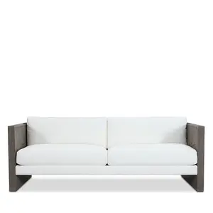 BERNHARDT Madura Outdoor Sofa - White/smoked Truffle
