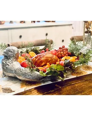 VAGABOND HOUSE Turkey Aluminum Tray, Large