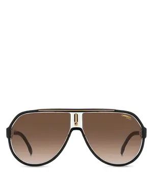 Carrera Eyewear Aviator Shield Sunglasses 64mm