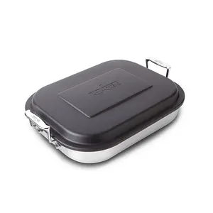 ALL-CLAD All Clad Stainless Steel Covered Lasagna Pan - Stainless Steel/dark Brown