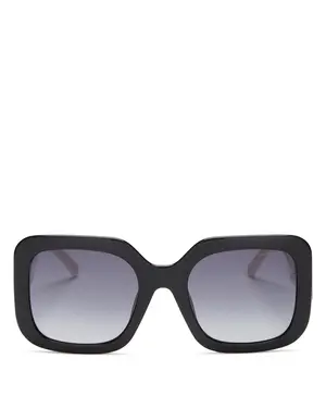 Marc Jacobs Square Sunglasses - Black/gray Gradient