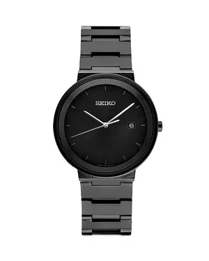 SEIKO Essentials Contemporary Watch 40.6mm - Black/black