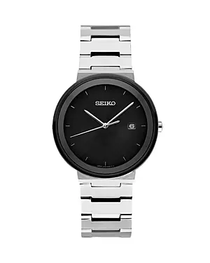 SEIKO Seiko Essentials Contemporary Watch 40.6mm Black/silver