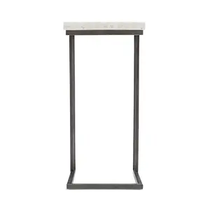BERNHARDT Sausalito Outdoor Accent Table - Terrazzo/flint Gray
