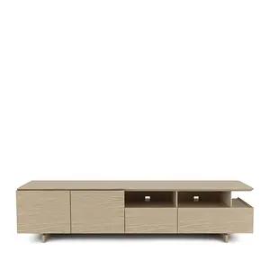 HUPPE Agora 88 Media Base - Smoked Oak / Fog Glass
