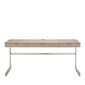 BERNHARDT Axiom Desk - Silver/gray