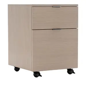 BERNHARDT Axiom Two Drawer Filing Cabinet - Linear Gray
