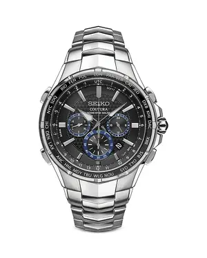 SEIKO Coutura Solar Chronograph 44.5mm - Silver