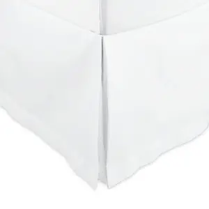 HOME TREASURES Perla Queen Dust Ruffle - White