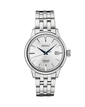 SEIKO Presage 40.5mm Watch - Silver/silver