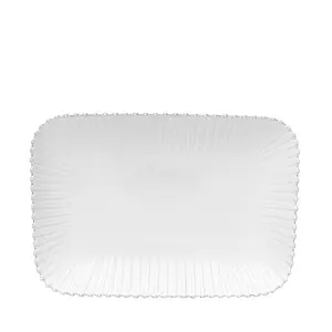 COSTA NOVA Pearl Rectangular Platter - White