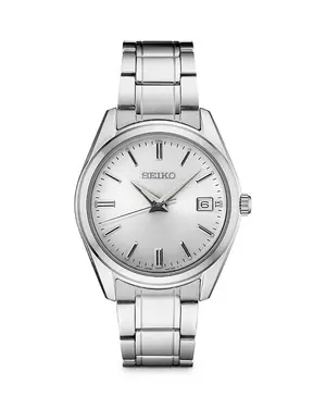 Seiko Silver Tone Watches For Men
