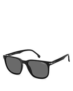Carrera Eyewear Carrera 54mm Square Frame Sunglasses Black/gray Solid