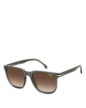 Carrera Eyewear 54mm Square Frame Sunglasses - Gray/brown Gradient