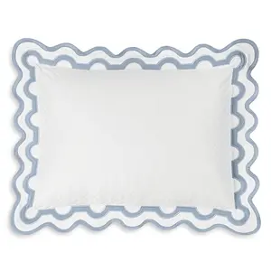 MATOUK Mirasol Matelasse Boudoir Sham - Hazy Blue