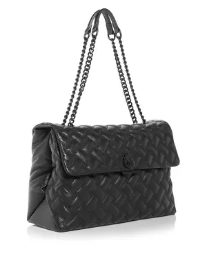 Kurt Geiger Kensington Drench Xxl Quilted Leather Shoulder Bag