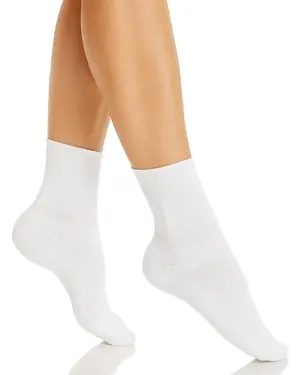 Hue Sporty Shortie Sneaker Socks - White