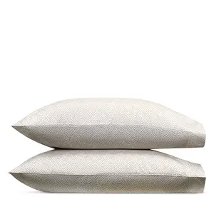 MATOUK Duma Diamond King Pillowcase, Pair - Dune