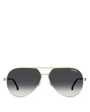 Carrera Eyewear 63mm Aviator Sunglasses