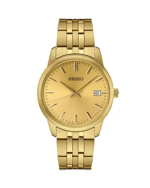 SEIKO Essentials 40mm Watch - Champagne/gold
