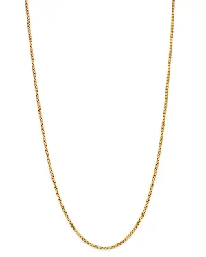 Bloomingdale'S 14k Yellow Box Link Chain Necklace - Gold