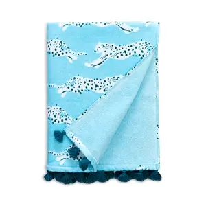 MATOUK Schumacher Leaping Leopard Beach Towel Surf