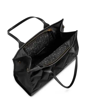 Kurt Geiger Recycled Square Shopper Tote - Black