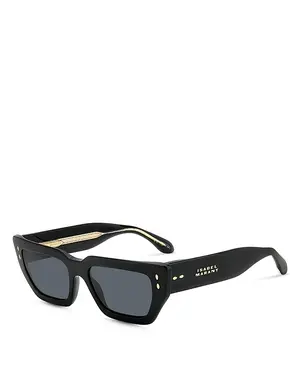 Isabel Marant Rectangular Sunglasses - Black/gray Solid