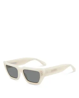 Isabel Marant Étoile Isabel Marant Rectangular Sunglasses Ivory/gray Solid