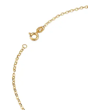 Bloomingdale'S Flat Rolo Link Chain Necklace In 14k Yellow