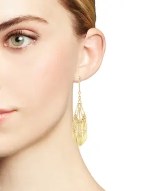 Bloomingdale'S 14k Yellow Beaded Dangle Earrings