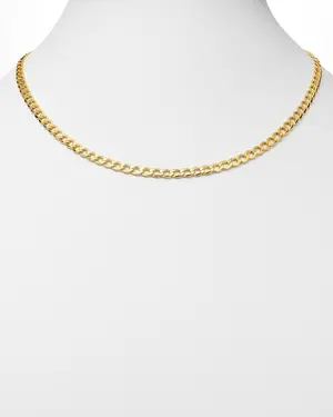 Bloomingdale'S 14k Yellow Curb Chain Necklace