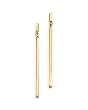 Bloomingdale'S 14k Yellow Square Stick Drop Earrings - Gold