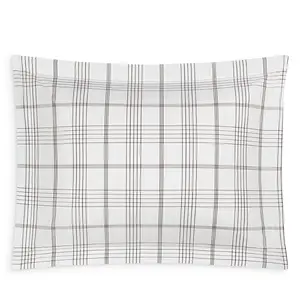 MATOUK August Plaid Standard Sham Sable