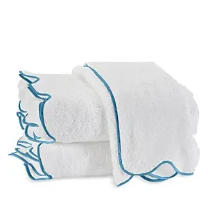 MATOUK Cairo Scallop Bath Sheet Bright Sky