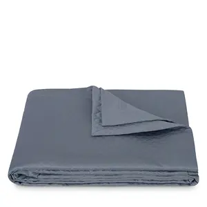 MATOUK Petra Coverlet, King - Steel Blue
